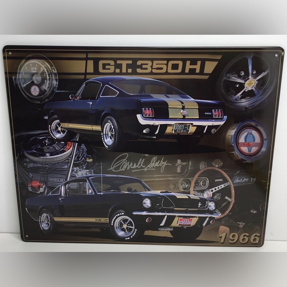 SOTT | Wall Decor | Vintage Retro 966 Gt 35h 12 X 15 Metal Sign Retro ...